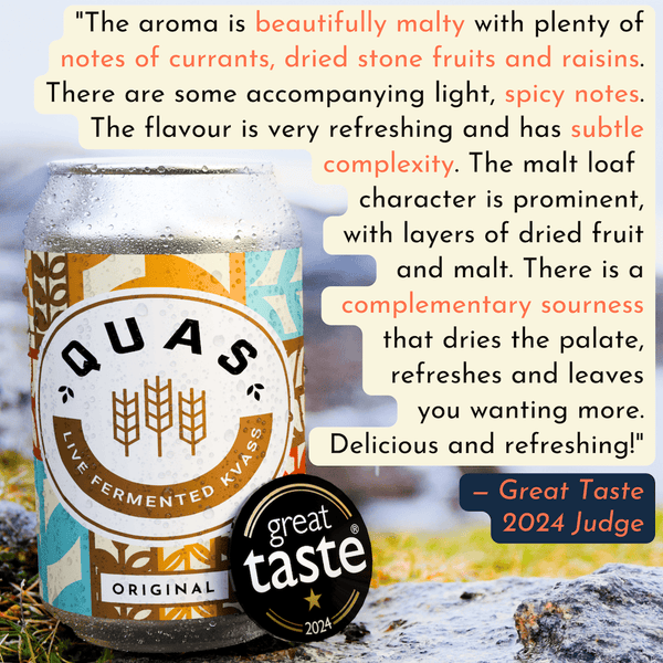 Original Quas Made From Rye and Barley | The UK's First Genuine Kvass
